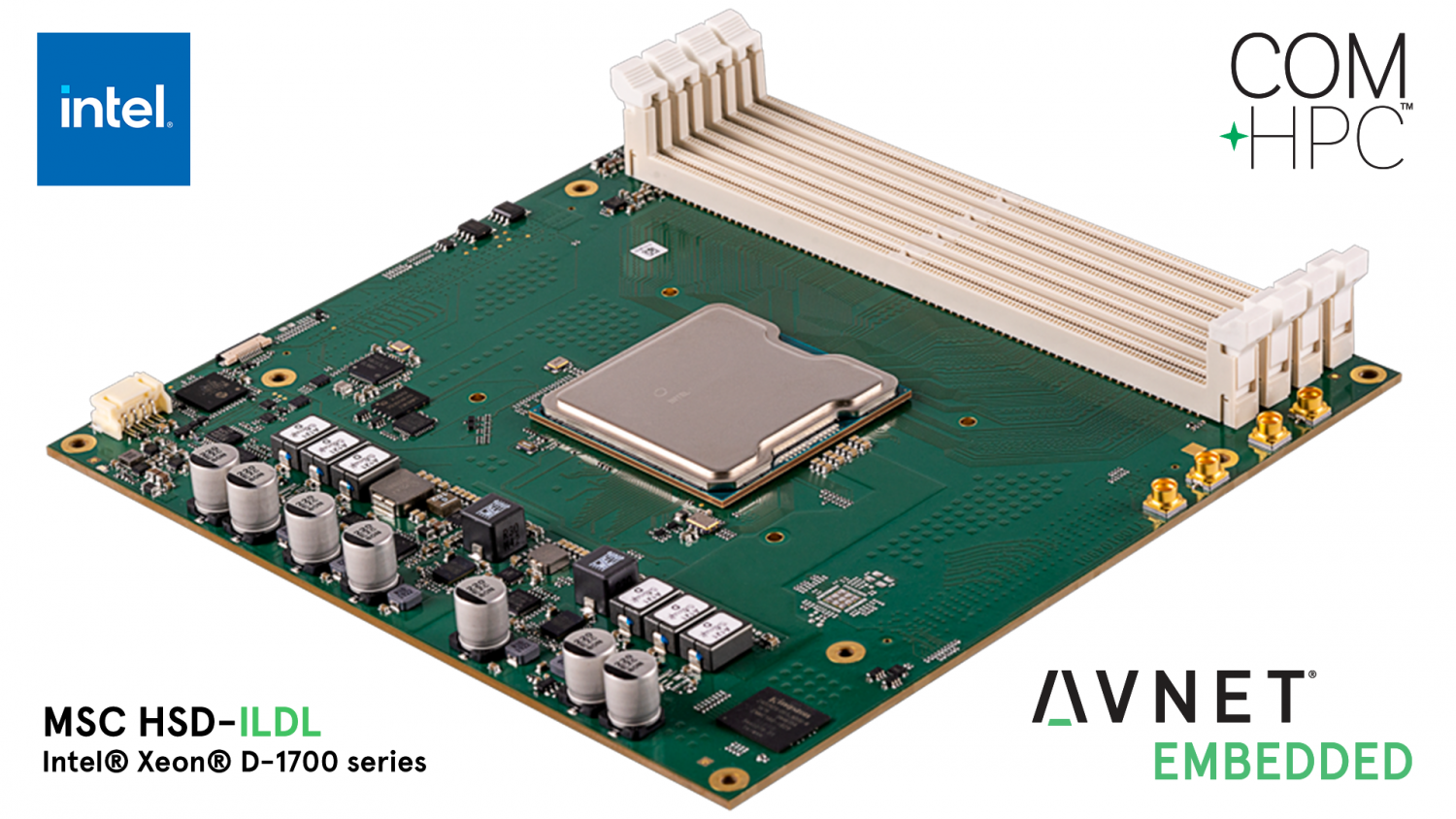 Avnet Embedded presents powerful COM-HPC® Server module family based on ...