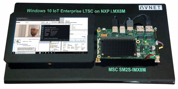 Avnet Embedded brings full Windows® 10 IoT to its ARM®-based SMARC™ modules with NXP i.MX 8M ...